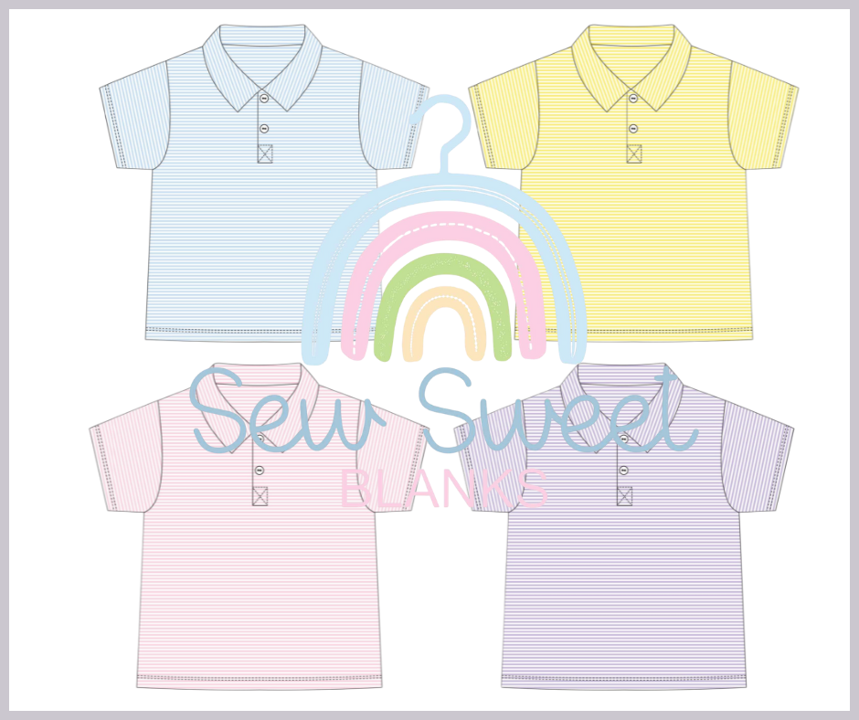 BOYS POLO SHIRTS – Sew Sweet Blanks